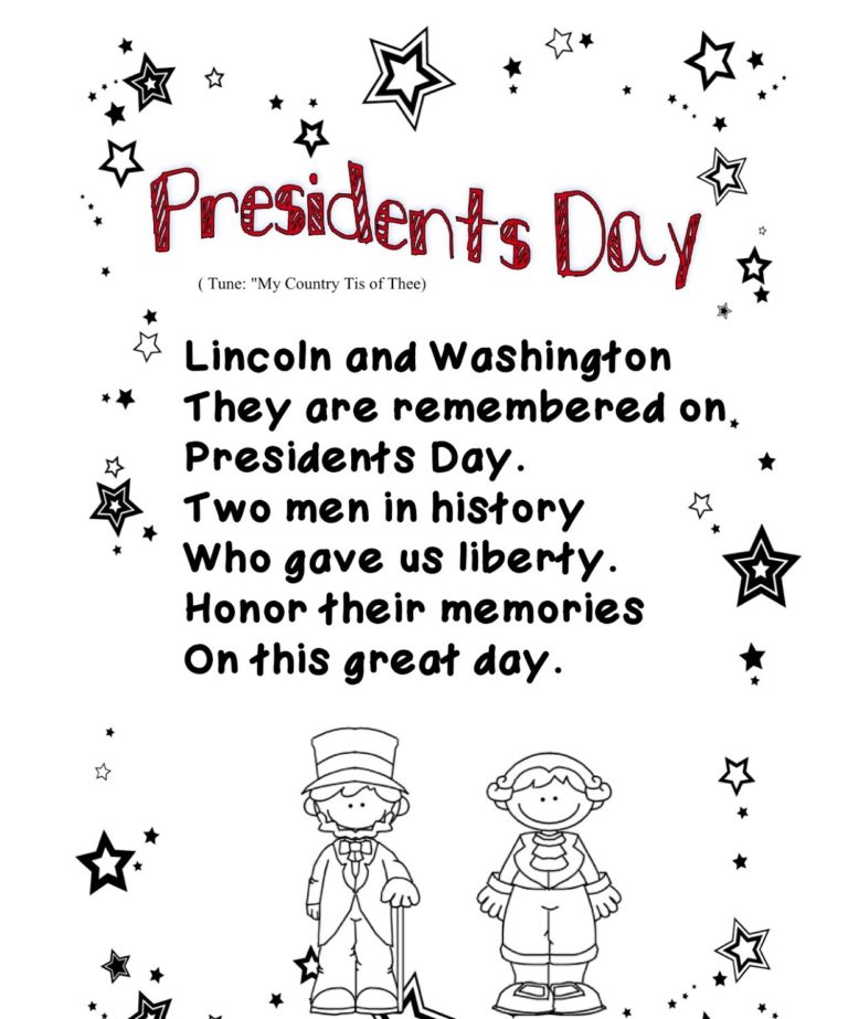 Presidents Day Poem Download | Free & HD!